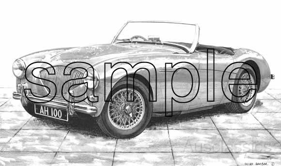 Ausclassics Custom Artworks /Mike Harbar Fine Artworks/Austin Healey ...