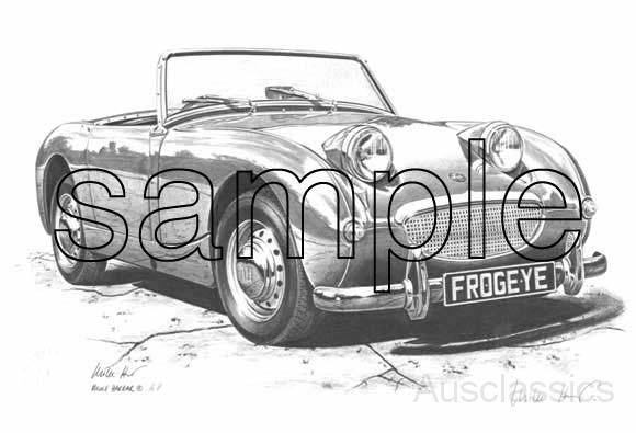 Ausclassics Custom Artworks /Mike Harbar Fine Artworks/Austin Healey ...