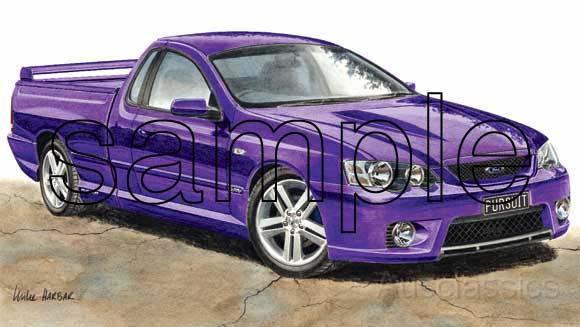 Ausclassics Custom Artworks /Mike Harbar Fine Artworks/Ford/Ford Falcon ...
