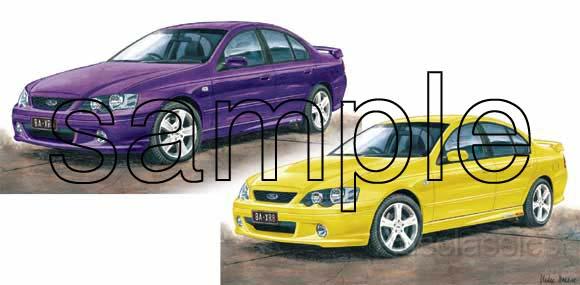 Ausclassics Custom Artworks /Mike Harbar Fine Artworks/Ford/Ford Falcon ...