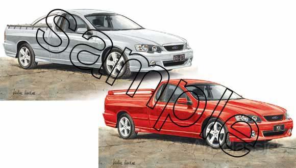 Ausclassics Custom Artworks /Mike Harbar Fine Artworks/Ford/Ford Falcon ...